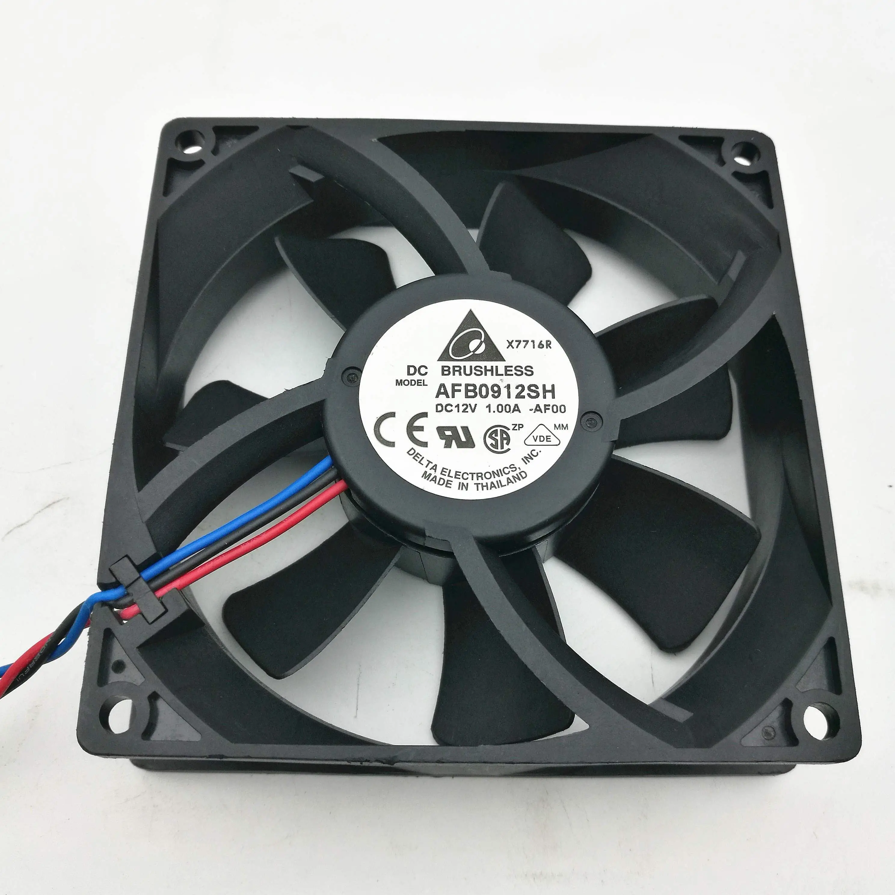Original AFB0912SH 12V 1.00A -AFOO 9025 9CM chassis 3-wire cooling fan ...