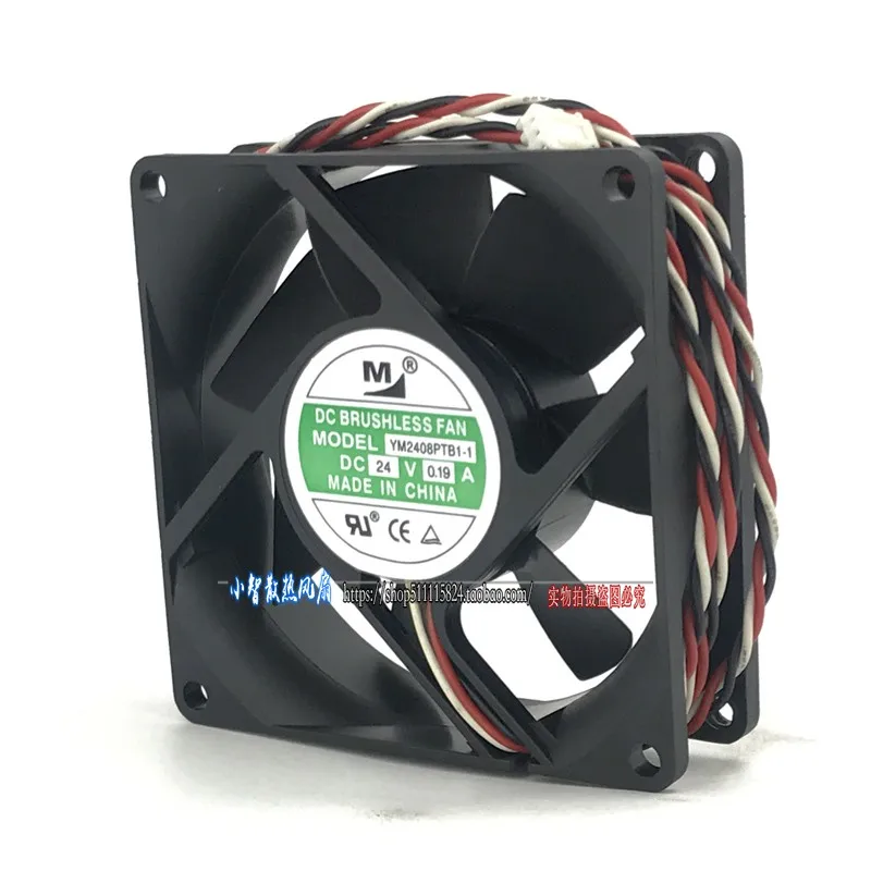 Original YM2408PTB1 24V 0.19A 8025 8CM inverter cooling fan - laptop-motherboards.com
