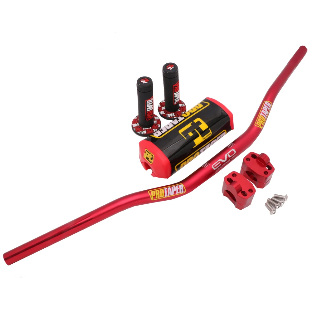 CNC-28mm-1-8-Handlebar-Motorcycle-Clamp-Handlebar-Bar-Pad-Grip-Aluminum ...