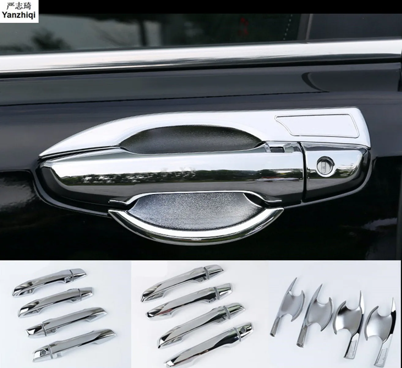 ABS Chrome car door bowl car door handle trims door handle/bowl cover ...