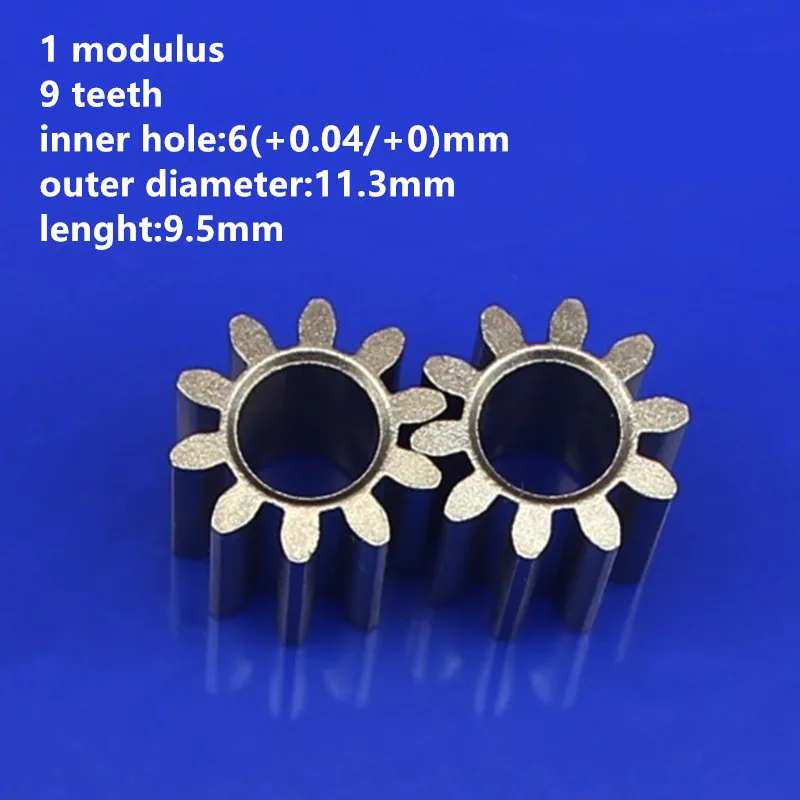 10pcs-Precision-Spur-Gear-1-Modulus-9-Teeth-Inner-Bore-6mm-for-Motor ...