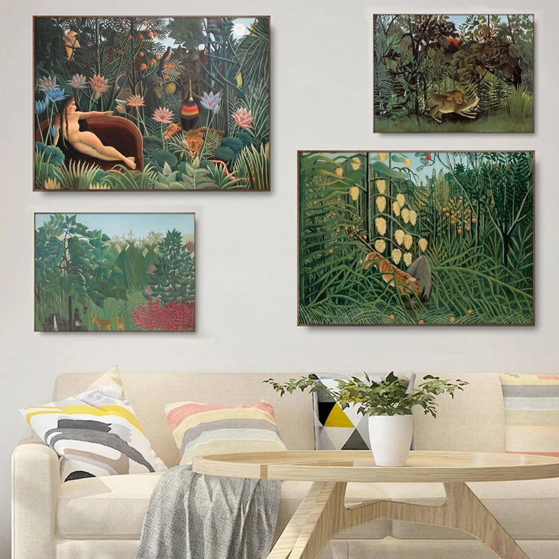 Sleeping Gypsy By Henri Rousseau