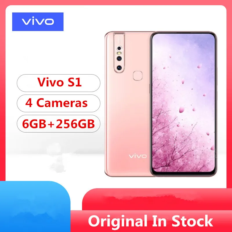 Original vivo s1 telefone móvel 6.53 "6gb 256gb helio p70 octa núcleo ...