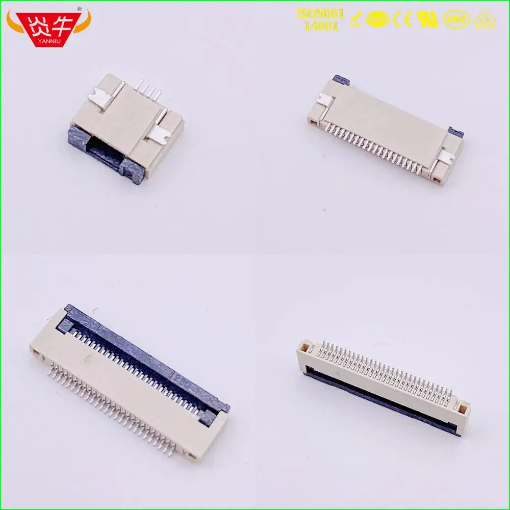 Conector ffc de 1,0mm fpc 4p ~ 40p Tipo tirón conector plano base de ...