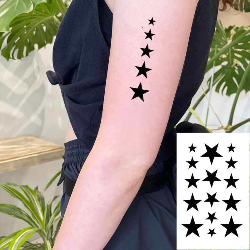 Star Tattoo On Forearm For Men