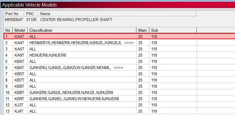 Винт для Mitsubishi PAJERO MONTERO Sport II 2008- L200 Triton 2005-2015 ...