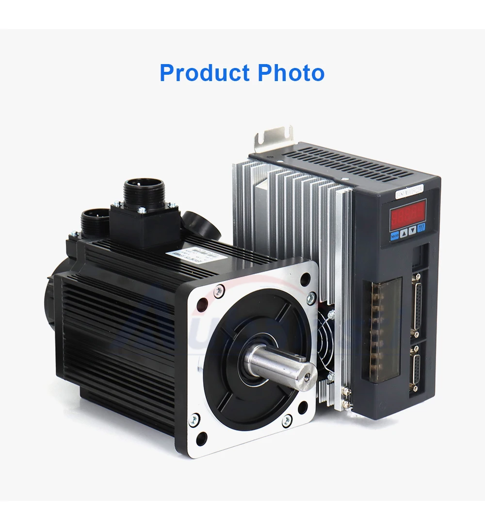 Aubalasti 2.6KW AC Servo Motor Driver 10N.m 2500RPM 130ST-M10025 AC M ...