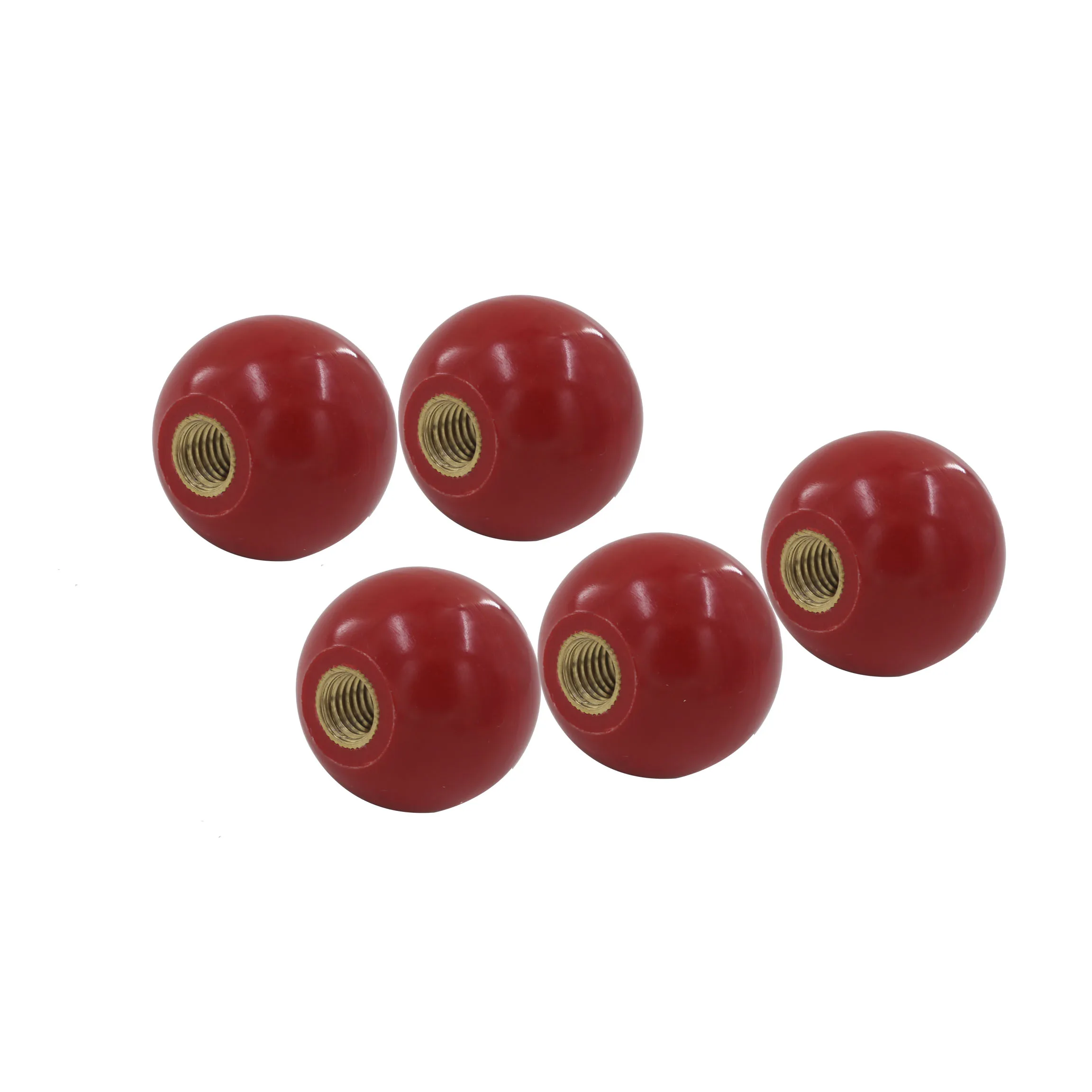 10pcs Ball Knob M8x30mm Copper Insert Machine Knob Tool Replacement 8mm ...