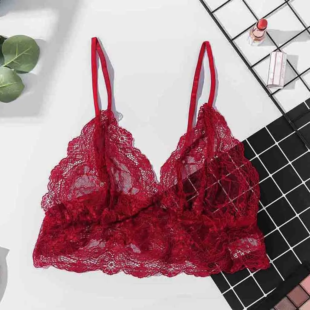 Sexy Lace Bra Plus Size Women S-3xl Push Up Cup Underwear Gather ...