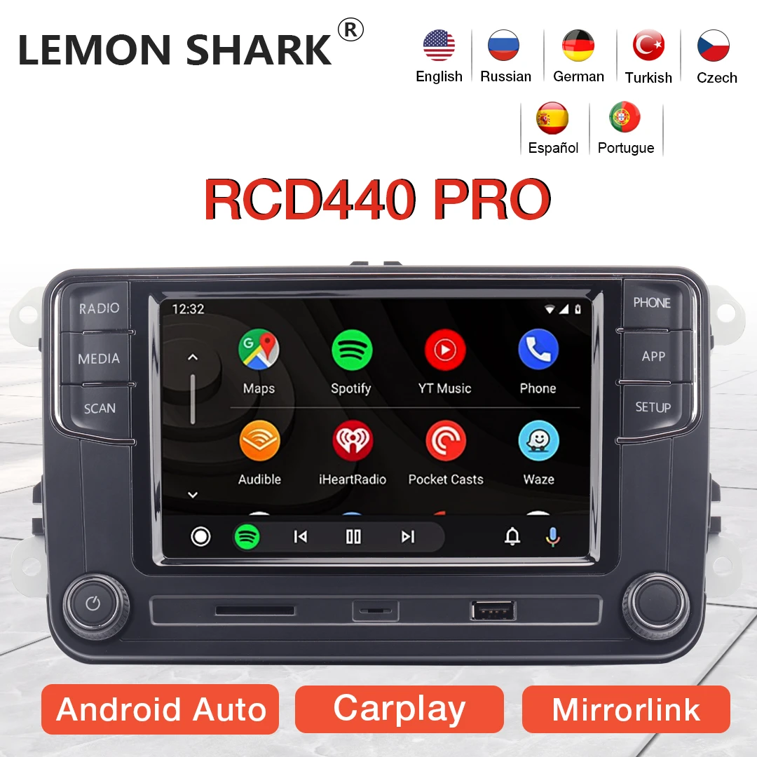 New Android Auto Rcd440 Pro Mib Carplay Radio 6rd 035 187b Mirrorlink ...