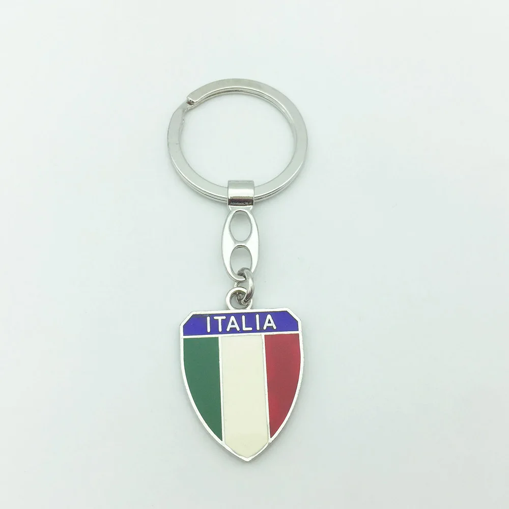 Holiday Tourist Souvenirs Medal Keychain Italia Metal Alloy Letters ...