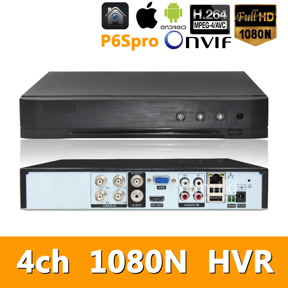 5in1 4ch* 1080N AHD HVR, для наблюдения, безопасности, CCTV видео Регистраторы цифровые ...