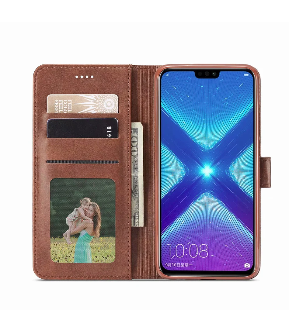 Чехол для Honor 8X, откидные магнитные Чехлы для телефона, чехол для ...