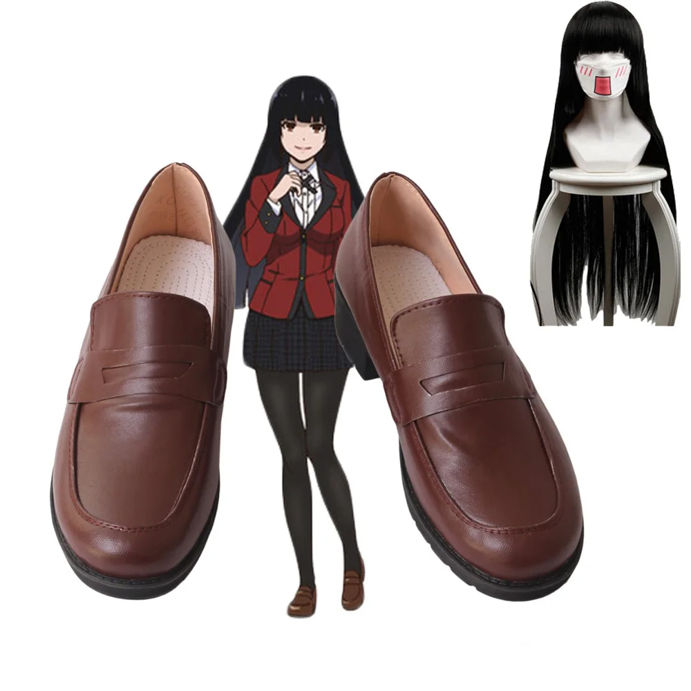 Anime Kakegurui Jabami Yumeko Cosplay Shoes Boots Custom Made Anime ...