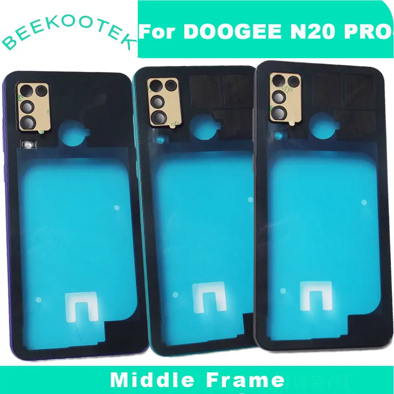 New-Original-Doogee-N20-Pro-Side-Frame-Back-Housing-with-Keypads-Button ...