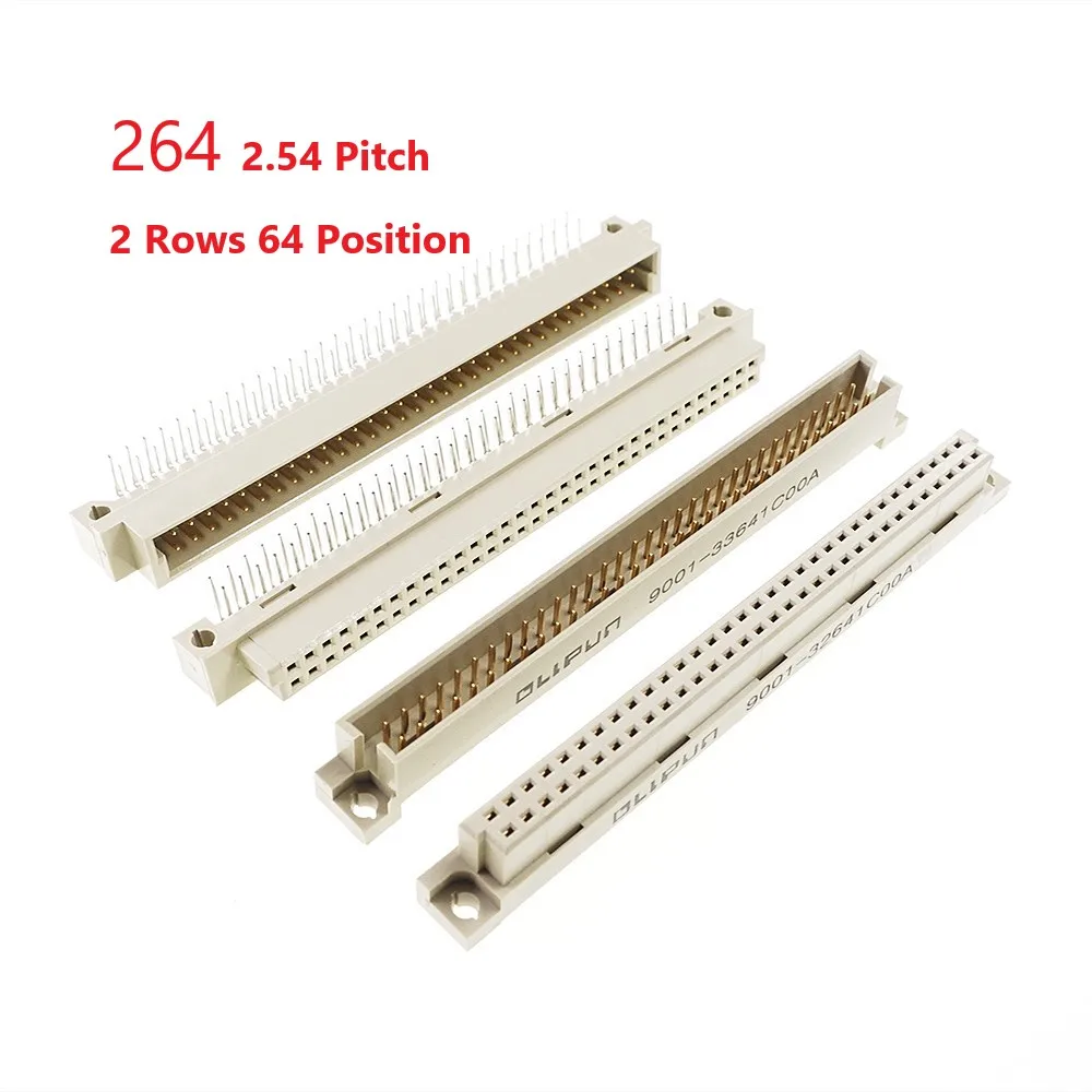 5-pcs-DIN-41612-Header-Connector-Dual-Row-64-Positions-Male-Female ...