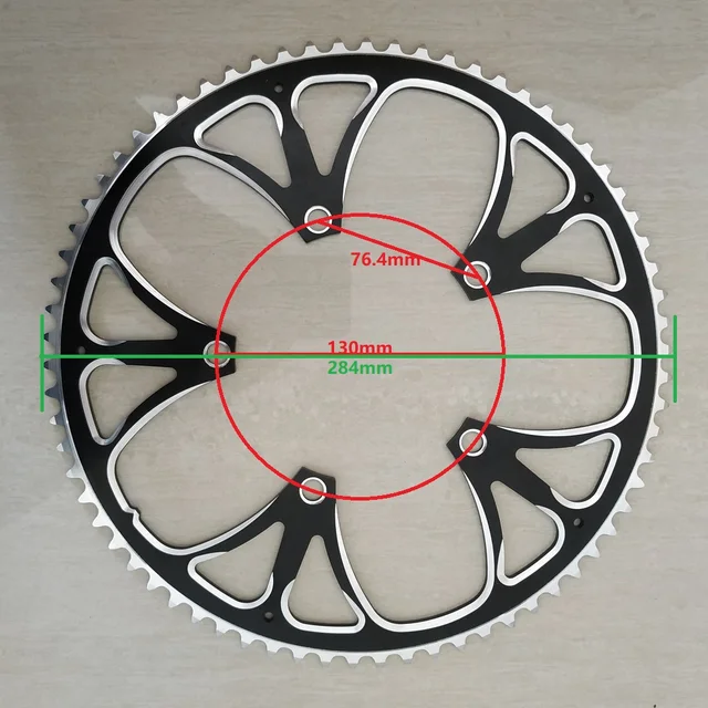 TRUYOU BMX Chainring Folding Bikes Parts 130 BCD 68T 70T 75T 80T 85T ...
