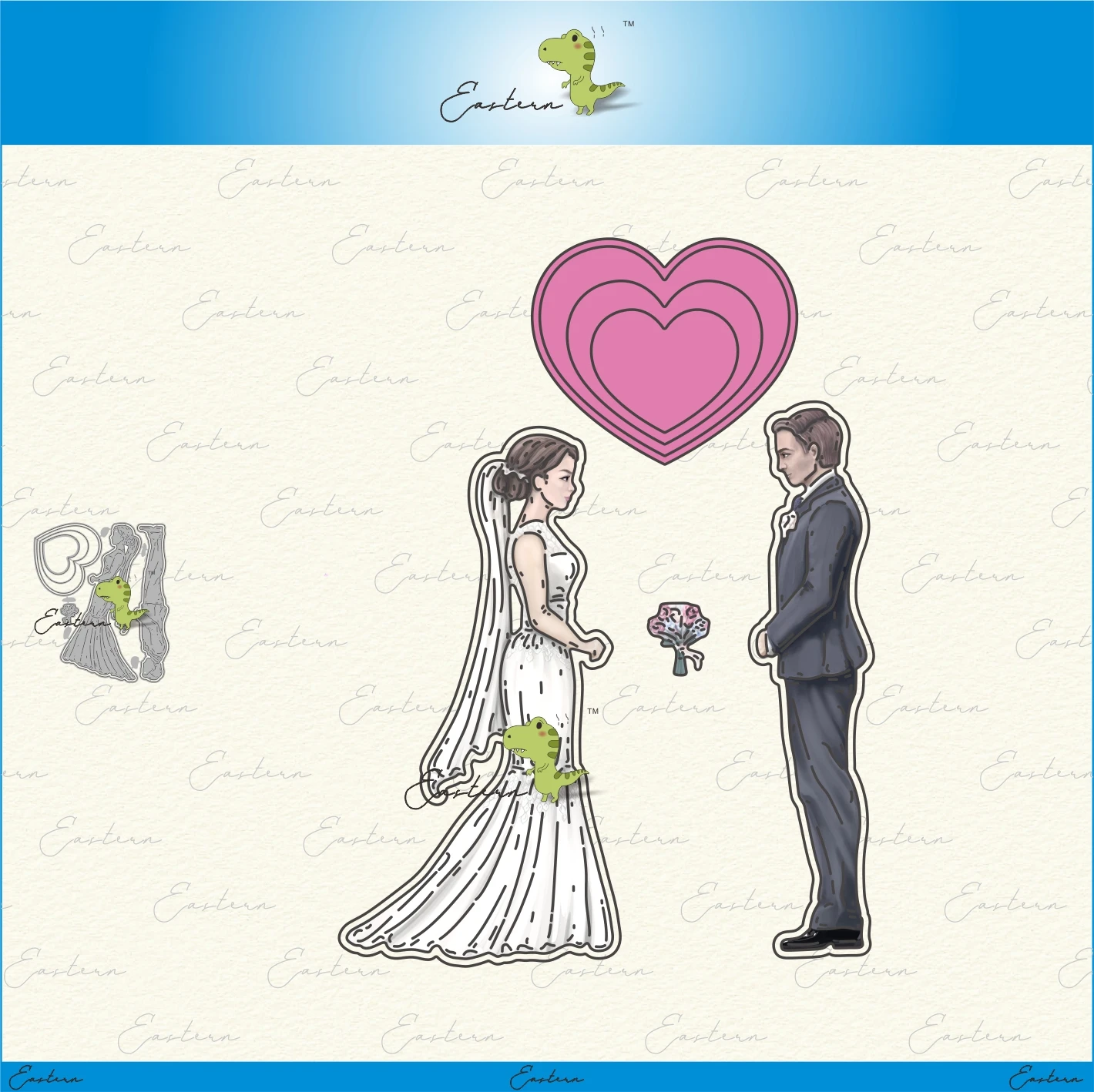 Happy wedding Cutting Dies new 2020 Metal mould dies Scrapbooking Paper ...