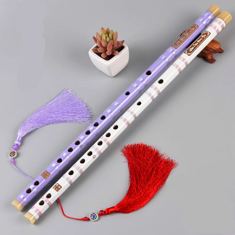 Yunnan-bamboo-flute-one-section-musical-instrument-e-g-key-dizi ...