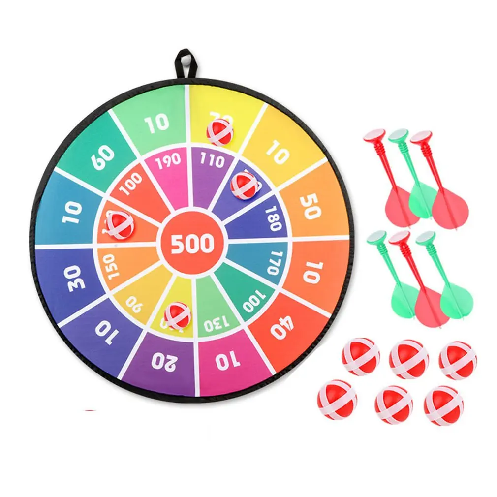 Children's Sticky Ball Dart Board Child Safety Indoor And Outdoor Toys ...