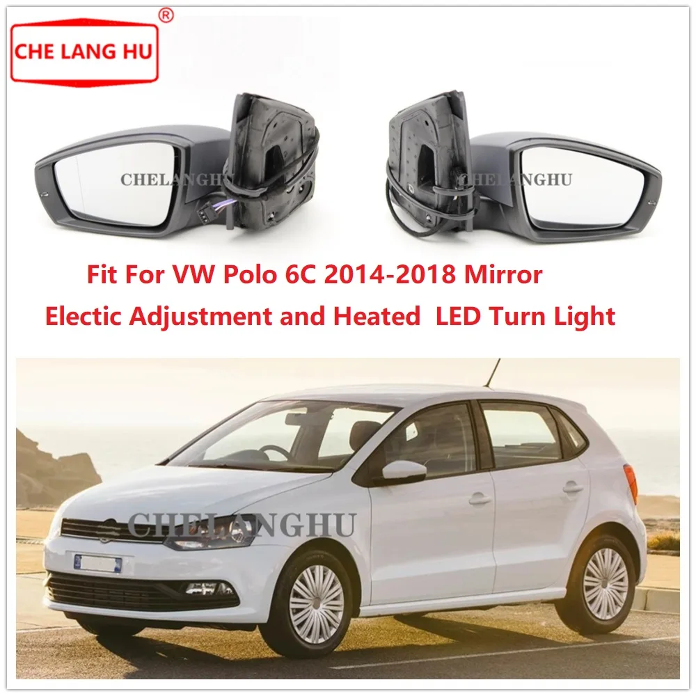 For-VW-Polo-6C-Hatchback-2014-2015-2016-2017-2018-Car-styling-Rear ...