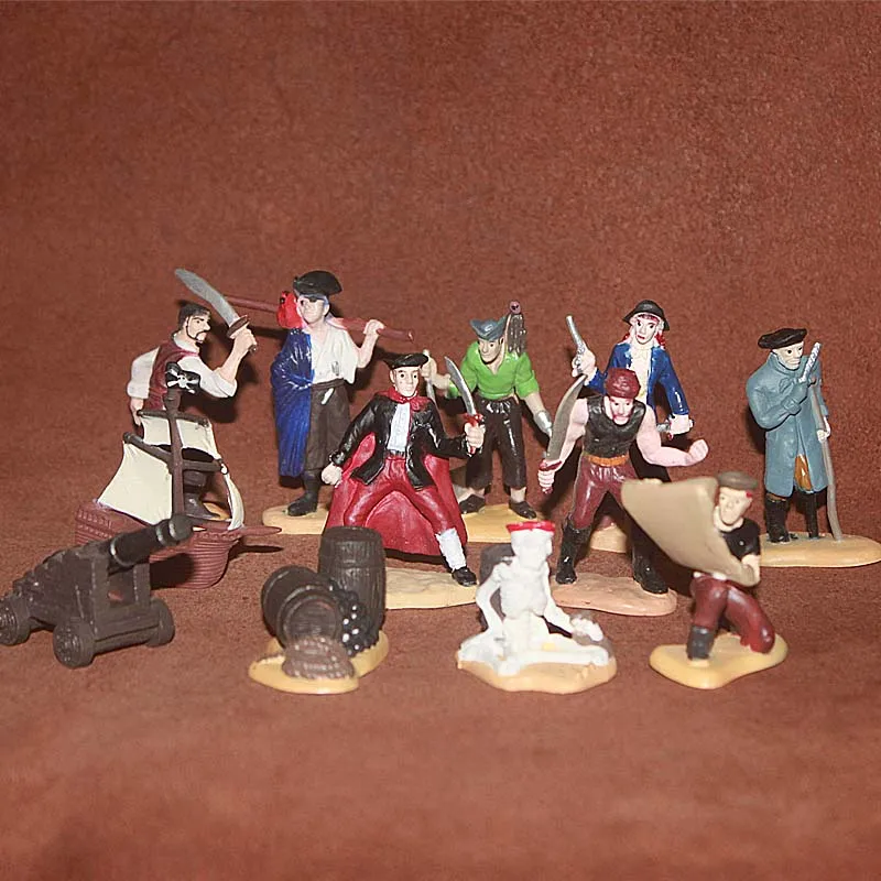 The-Caribbean-Pirates-Miniature-Accessories-Pirate-Ship-Captain-First ...