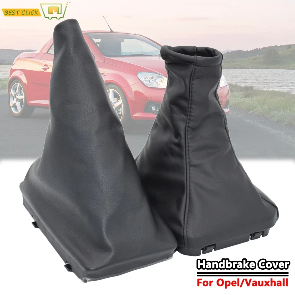 Leather Handbrake Gear Gaiter Shift Gaitor Cover For Opel/Vauxhall ...
