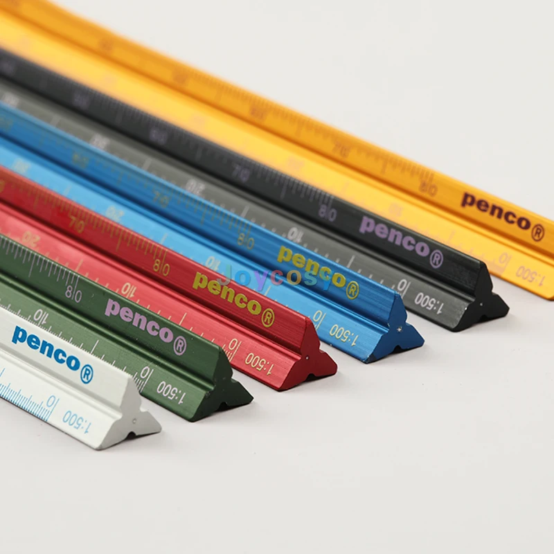 HIGHTIDE-PENCO-Metal-Triangular-Architectural-Aluminum-Scale-Ruler-for ...