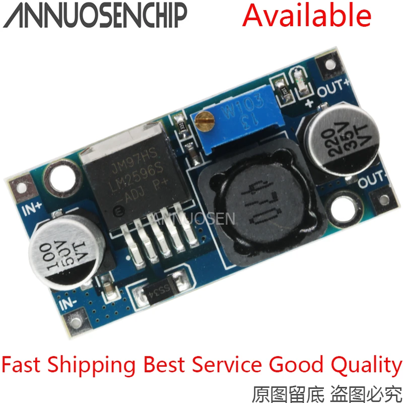 10pcs Dc-dc Step Down Converter Module Dc 4.0~40 To 1.3-37v Adjustable ...