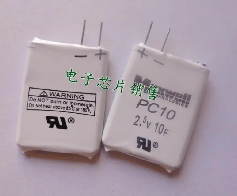 Maxwell supercapacitor pc10 2.5v10f, supercapacitor, ponto original 10 ...