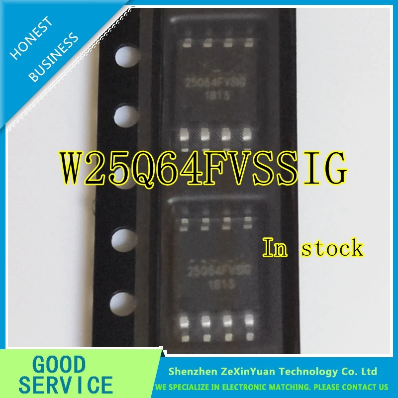 50 unids/lote W25Q64FVSSIG W25Q64FVSIG 25Q64FVSSIG 25Q64FVSIG 25Q64FVSIG 25Q64FVS1G W25Q64 25Q64 ...