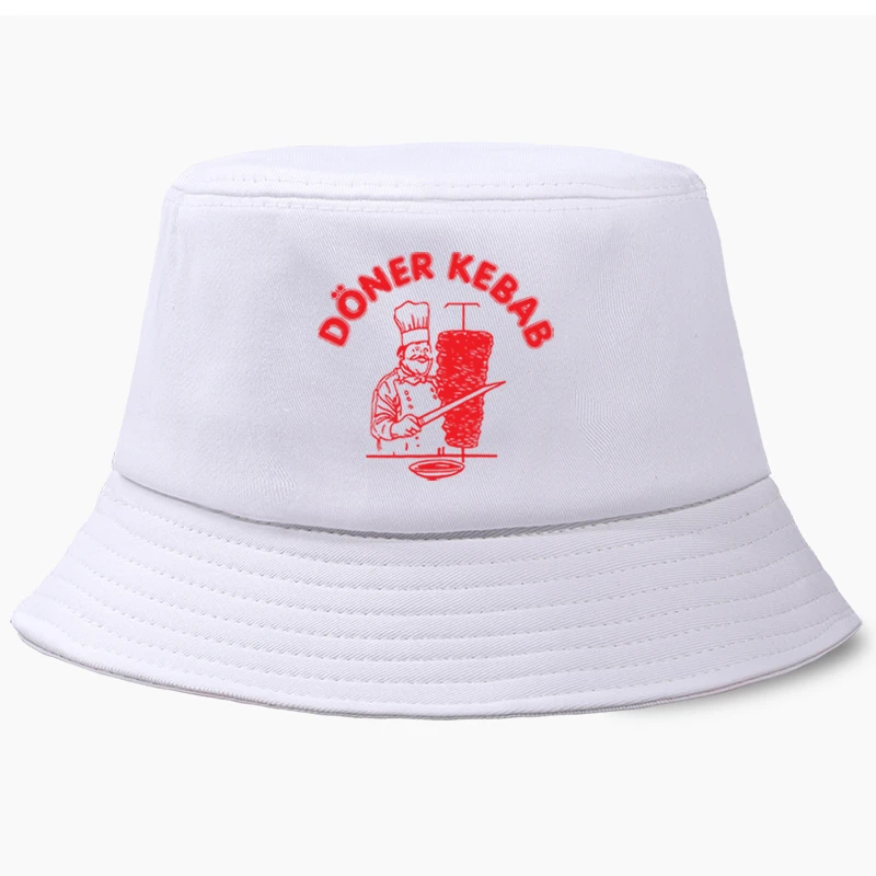 Funny Doner Kebab Fishing Hunting Cap Bucket Hat Donerspie Kebab ...