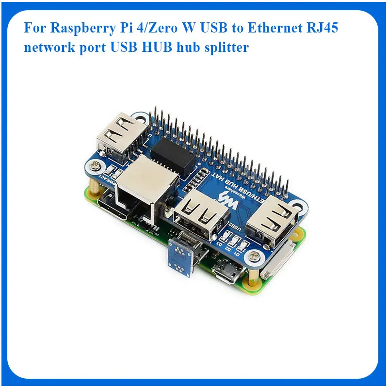 Raspberry Pi USB to Ethernet RJ45 Network Port USB Hub Splitter 3 USB ...