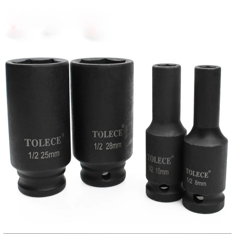 1/2" Deep Impact Socket Sets 6 Point Impact Socket 12.5mm Square Drive ...