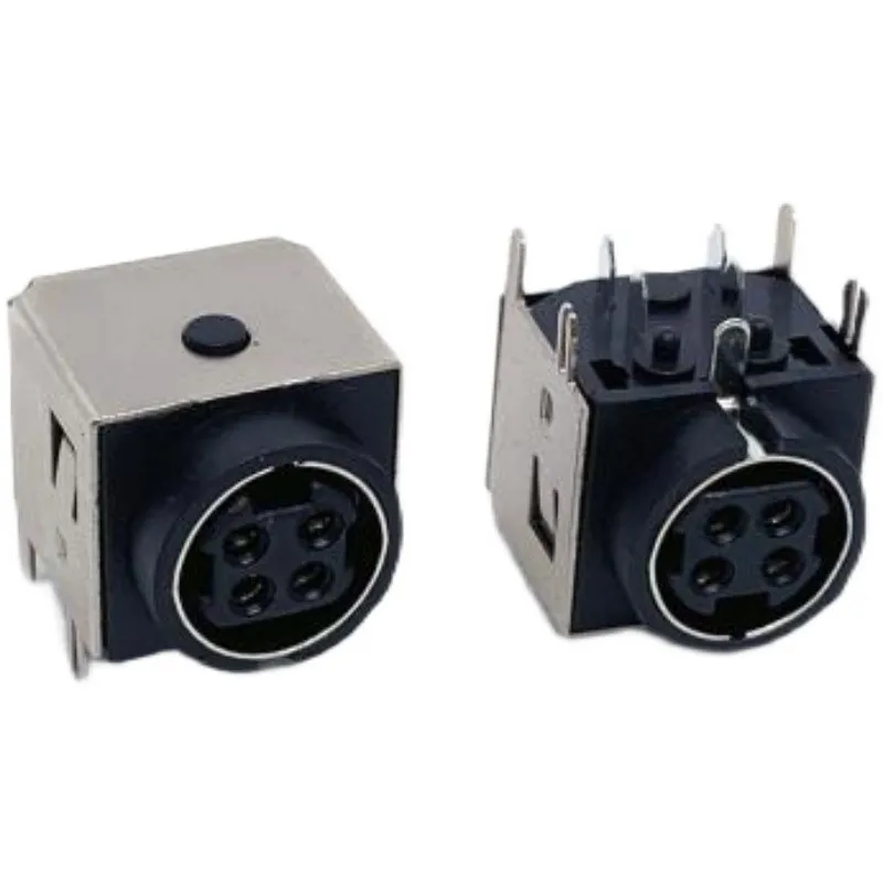 10pcs Electronic connector S Video DIN-422A double column 4-pin power ...