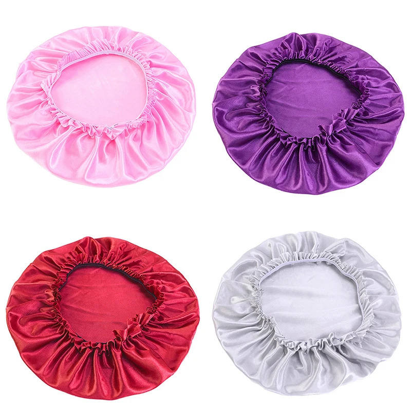 Extra-Large-Satin-Silky-Bonnet-Sleep-Cap-with-Premium-Elastic-Band-For ...