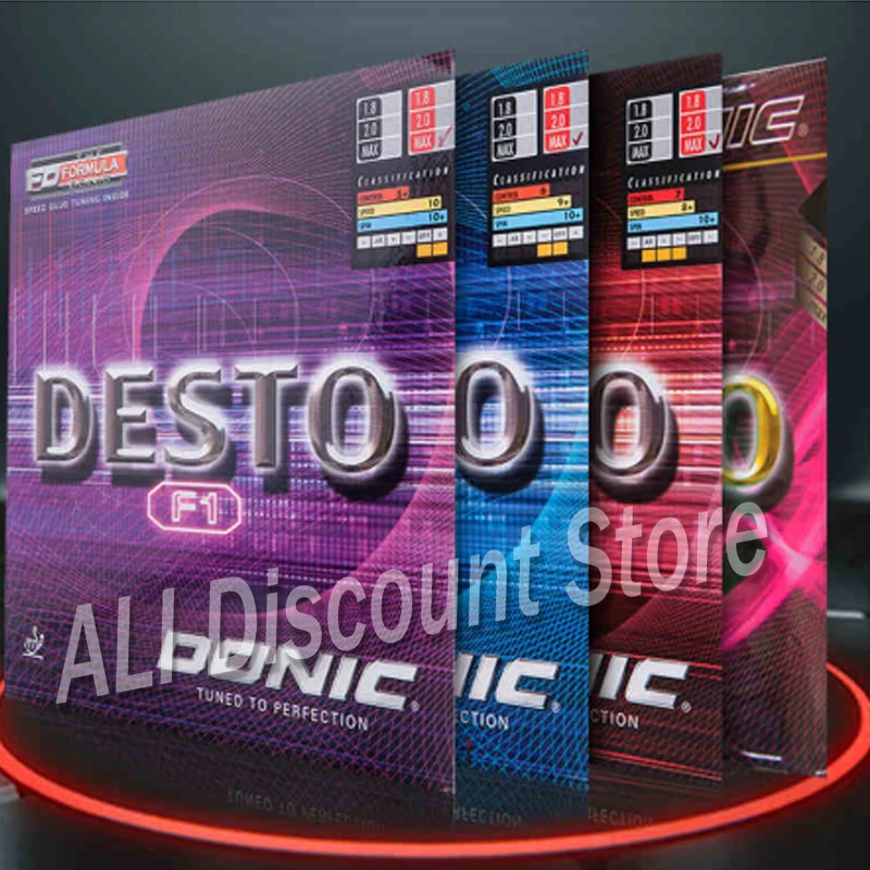 100-original-DONIC-table-tennis-Desto-F1-F2-F3-MAX-rubber-Germany-ping ...