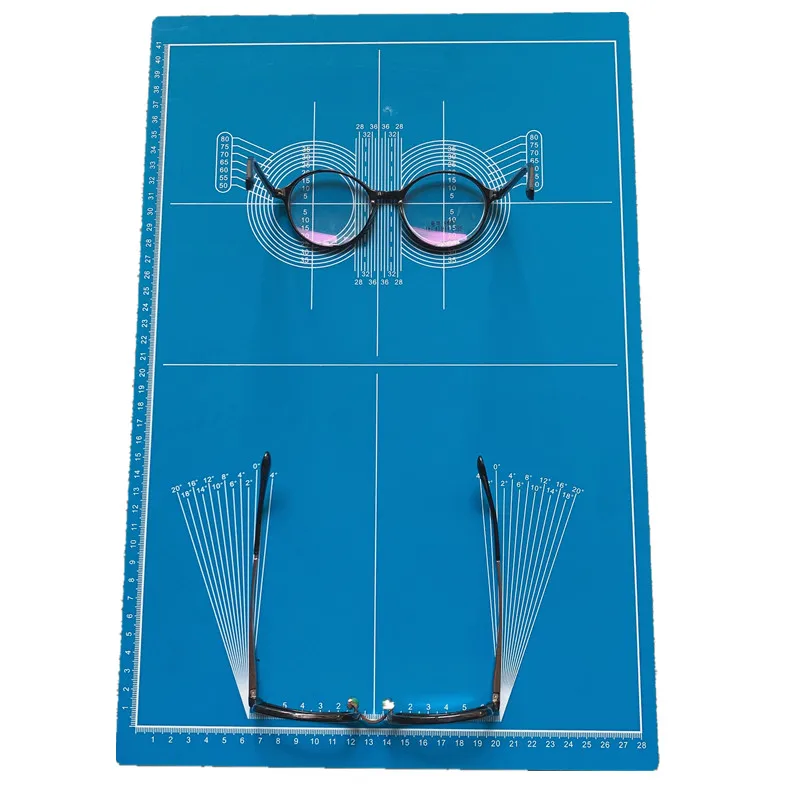 1Pcs 300x450mm Professional Eyeglass Adjustment Measuring Mat Glasses ...