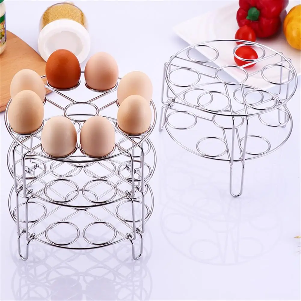 Practical-Egg-Steamer-Rack-Stackable-Space-saving-Stainless-Steel-Egg ...