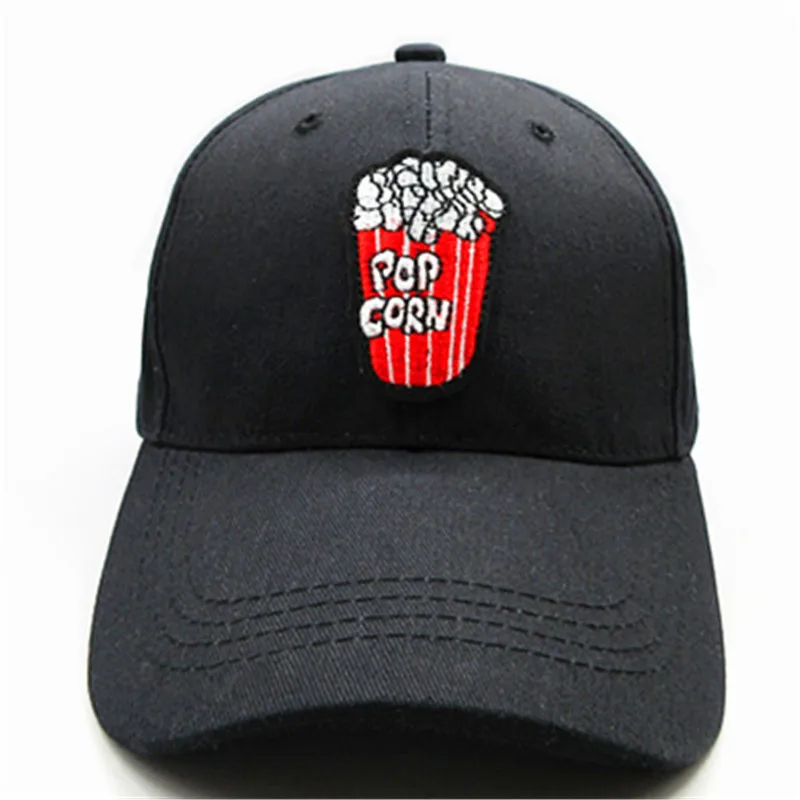 2021 Letter Popcorn Embroidery Cotton Baseball Cap Hip hop Adjustable ...