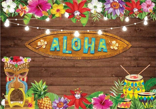 Luau Tiki Background