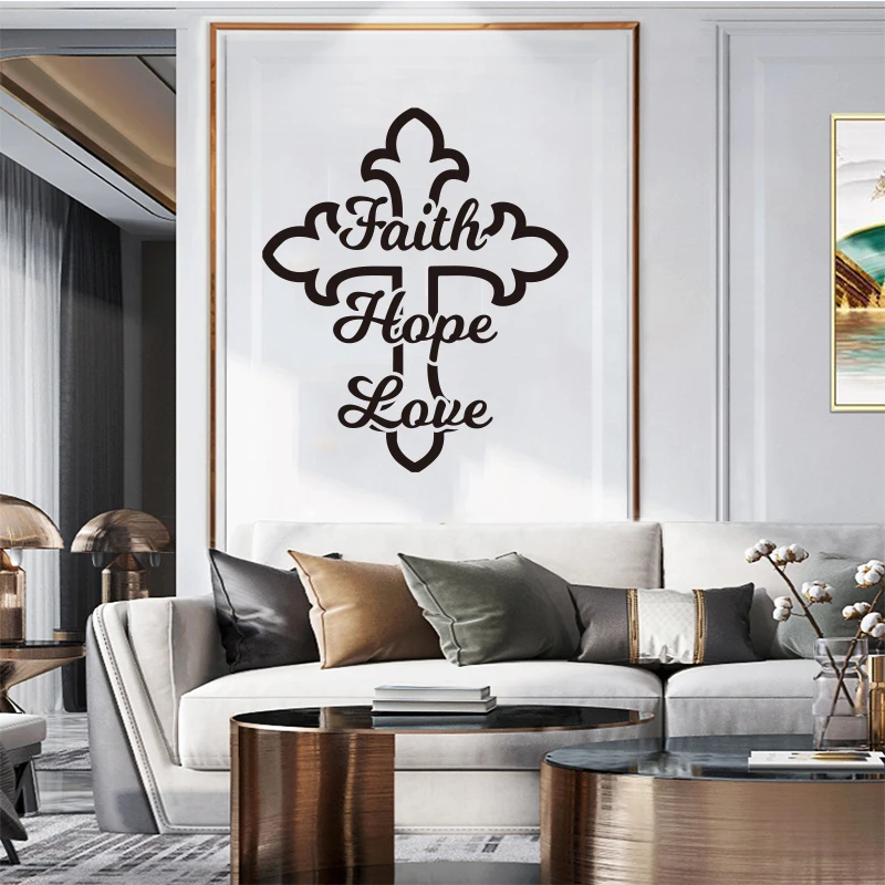 Faith Vinyl Wall Art