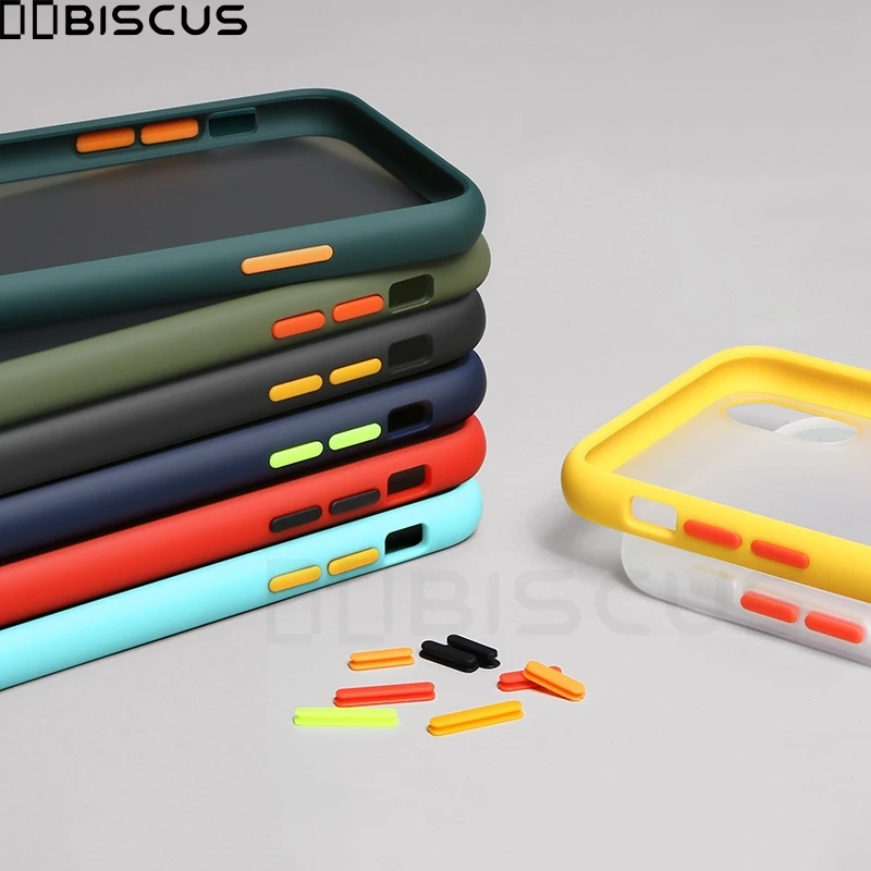 contrast-color-soft-tpu-frame-matte-hard-case-For-iPhone-X-Xr-Xs-13-12 ...