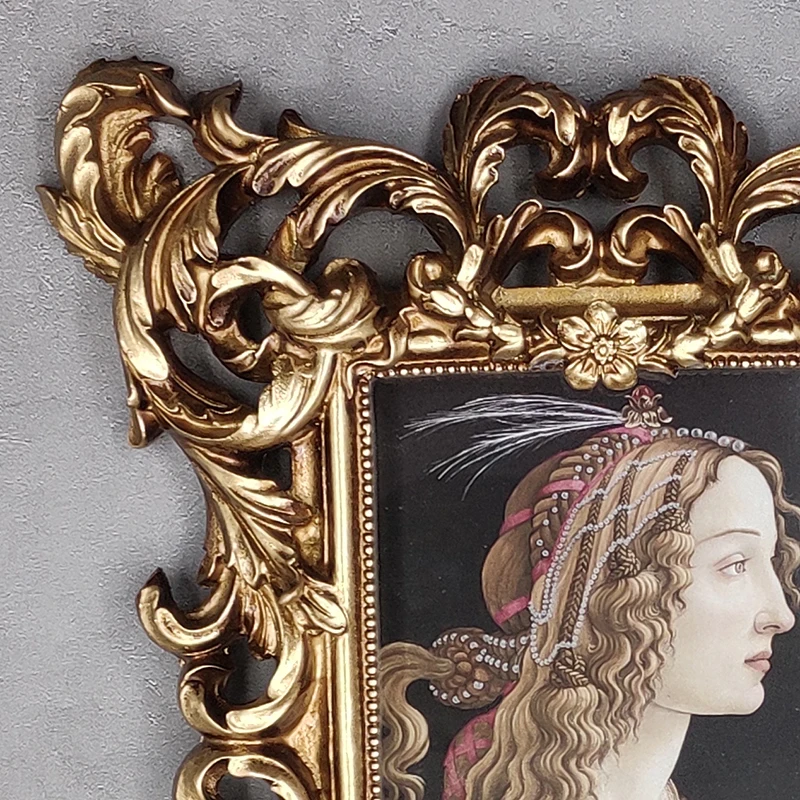 Antique Square Gold Frames