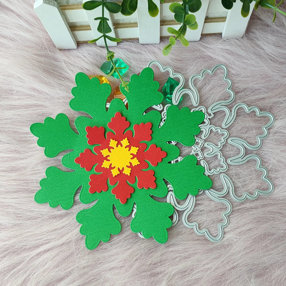 New-Large-snowflakes-Metal-Cutting-Dies-Decorative-DIY-Scrapbooking ...