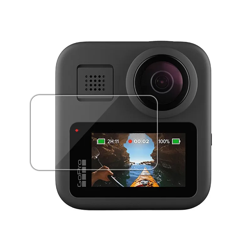 Pel-cula-de-vidro-temperado-para-gopro-max-go-pro-gopromax-prote-o-para ...