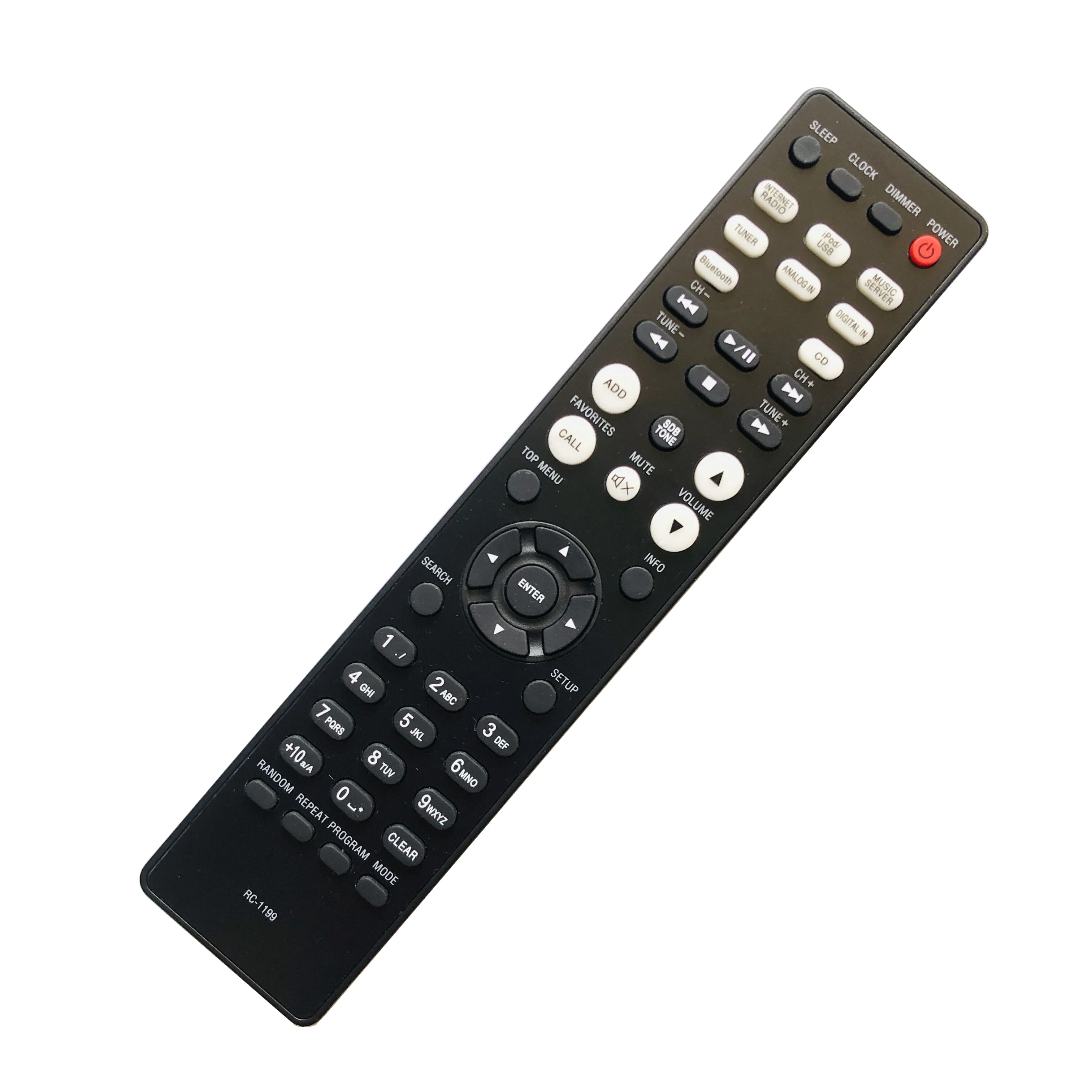 New Universal Black Remote Control For Denon Rc-1199 Rcd-n7 Rcd-n8 Rcd ...