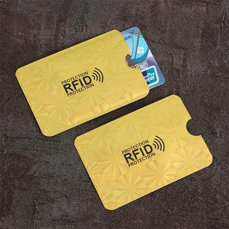 2Pcs-Unisex-Aluminum-Foil-RFID-Bank-Card-Case-Anti-degaussing-Card ...