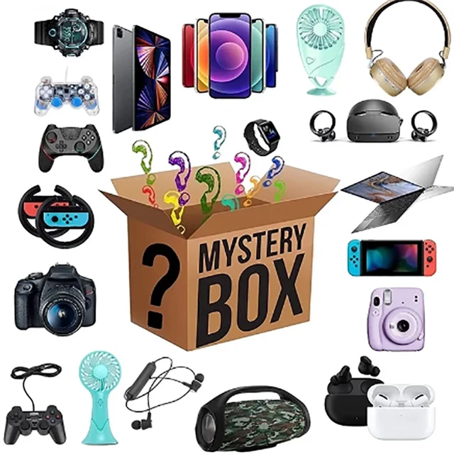 Surprise Mystery Gift Box 100% Gift Fashion Electronic Products ...