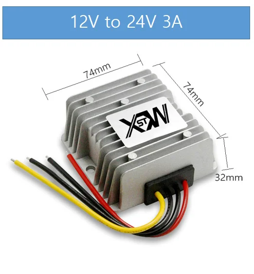 XWST 12v to 24v DC DC Step Up 3A 5A 8A 10A 12A 15A Non Isolated Boost ...